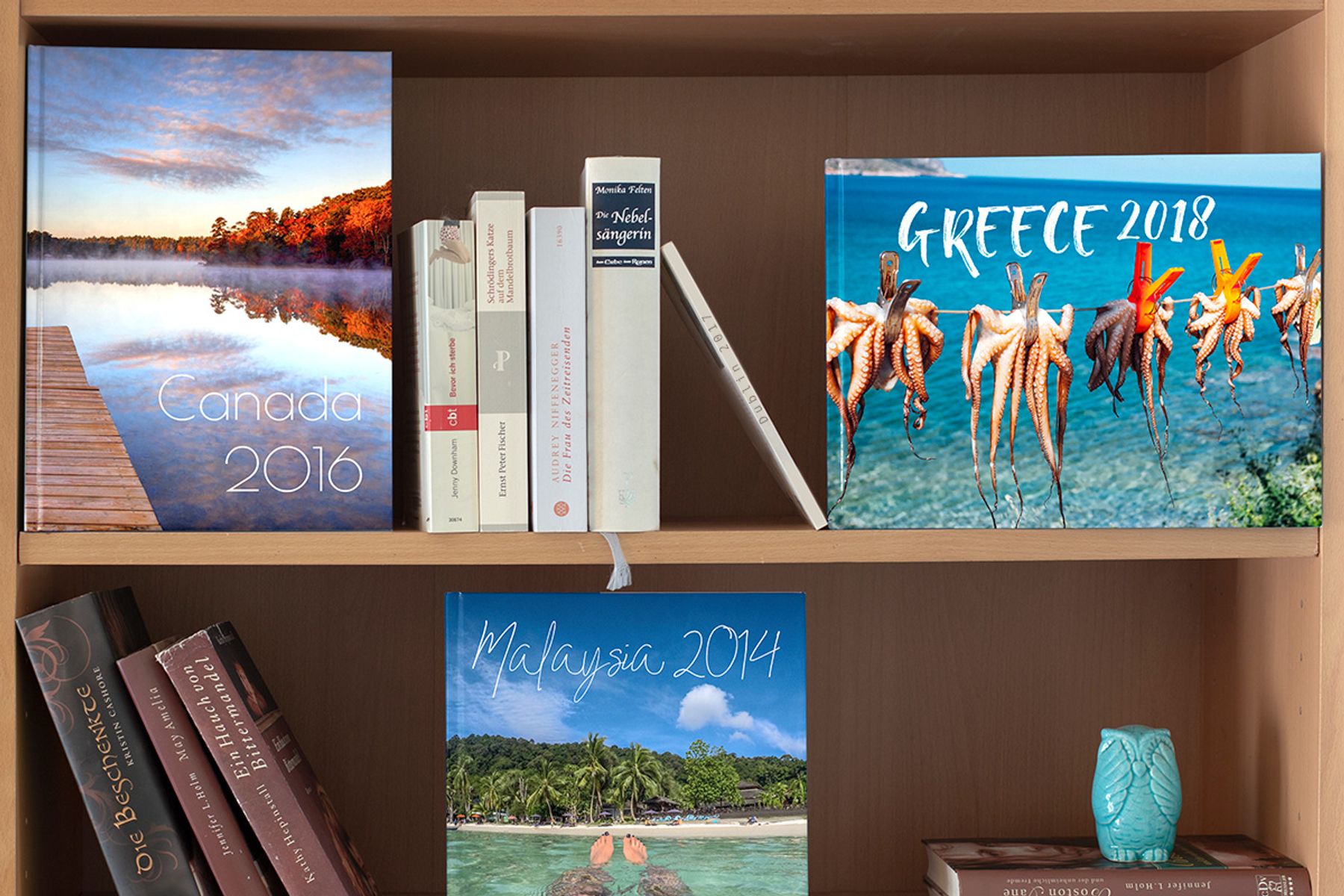 8 creative ways to display photo books in your home | photobox