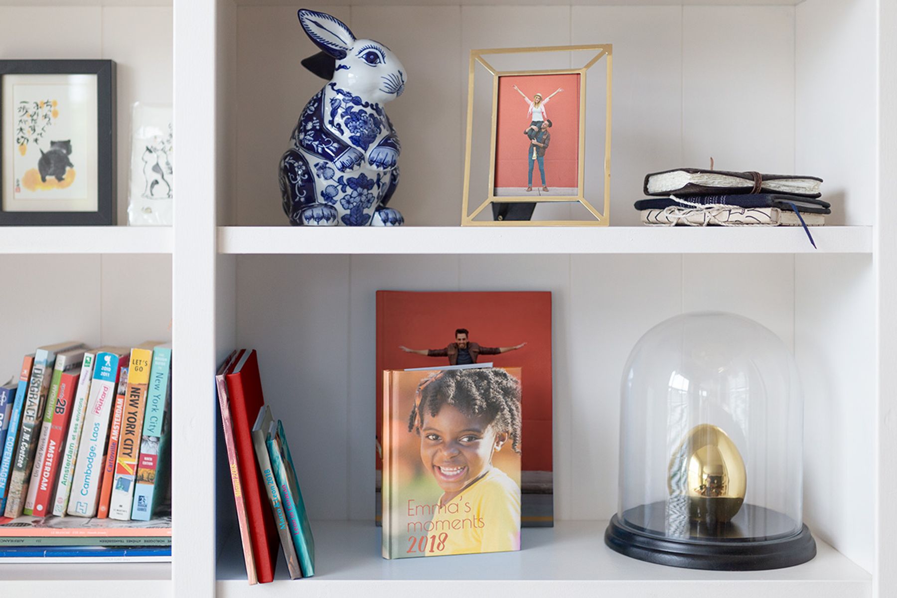 8 creative ways to display photo books in your home | photobox