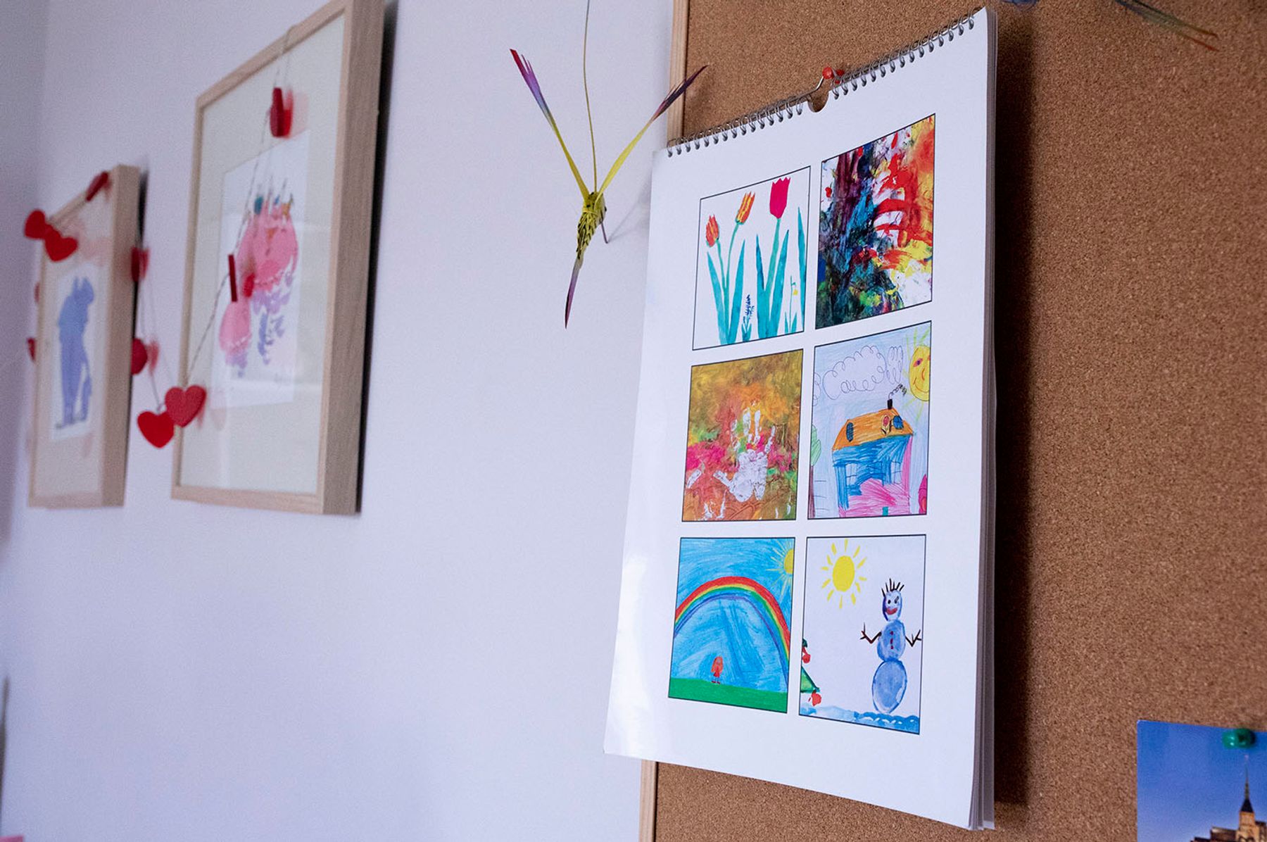 Turn kids’ drawings into a personalised calendar | Photobox