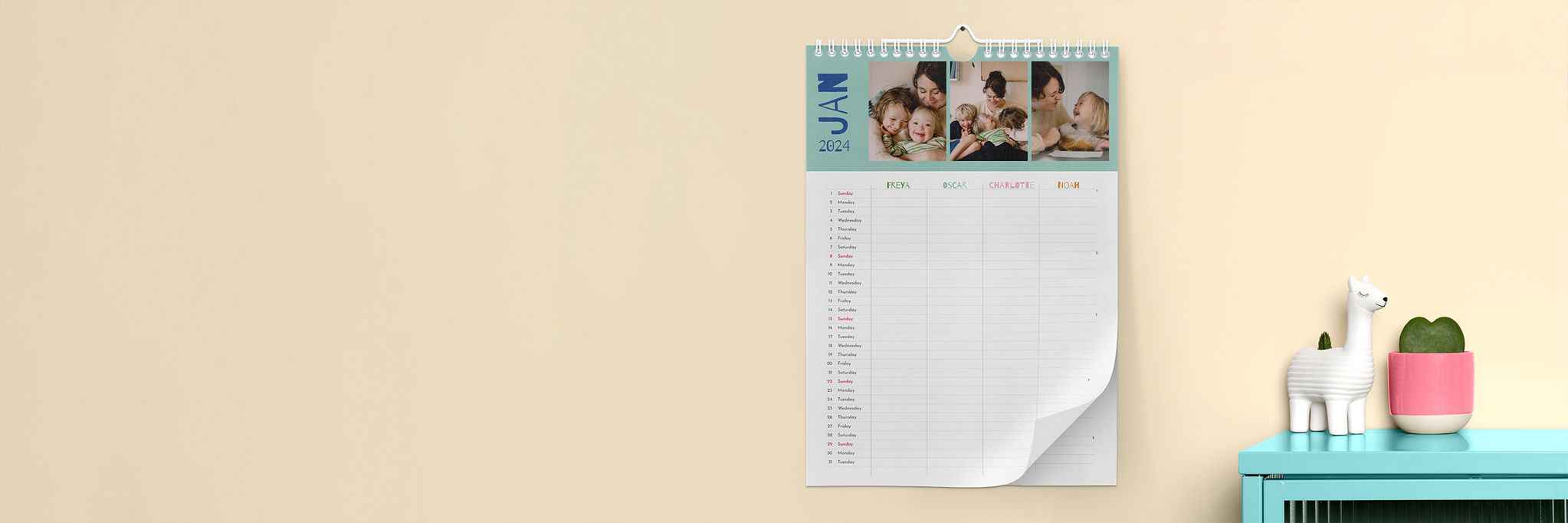 2026 Family Planners | Personalised Home Planner Calendars