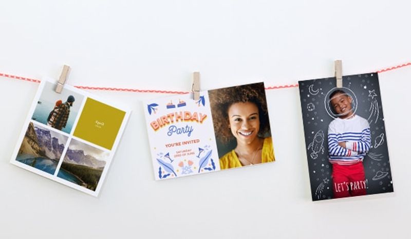 Flat photo cards » Quick & Easy » Start Now!