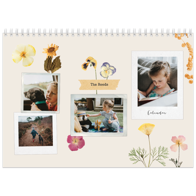 Vintage scrapbooking | Calendar A4-double