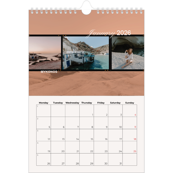 2025 A3 Photo Calendar » Personalised A3 Calendar Printing