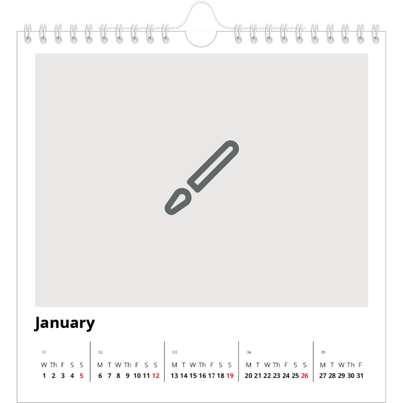 Design your own calendar | Calendar square