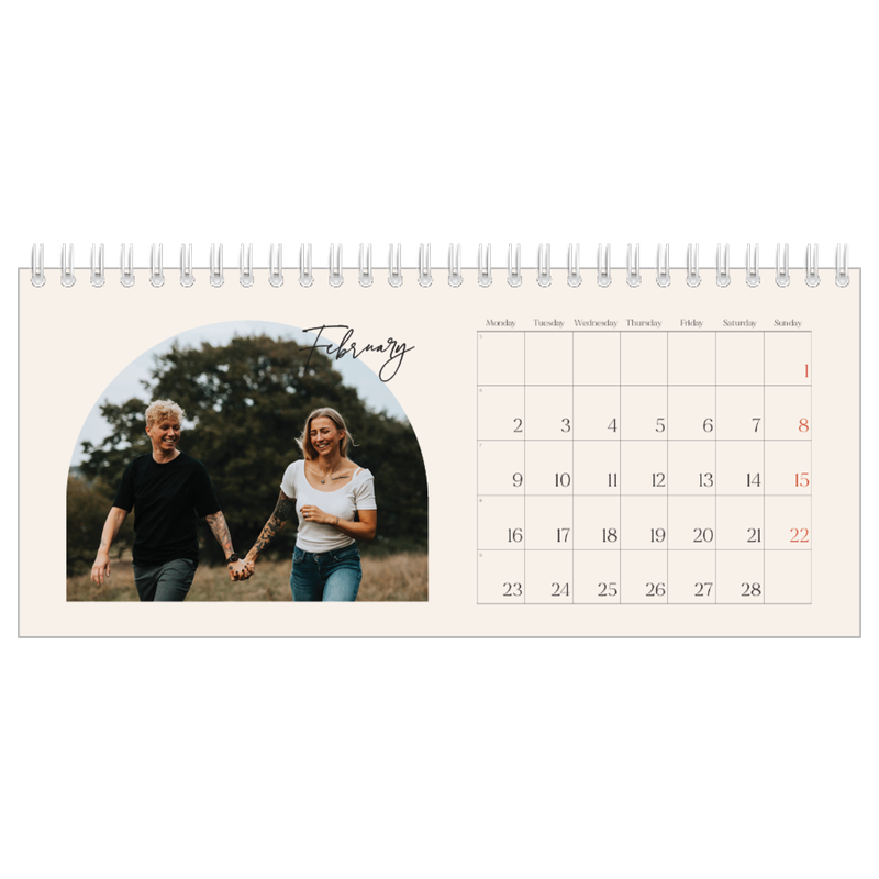 Arch memories | Calendar desk