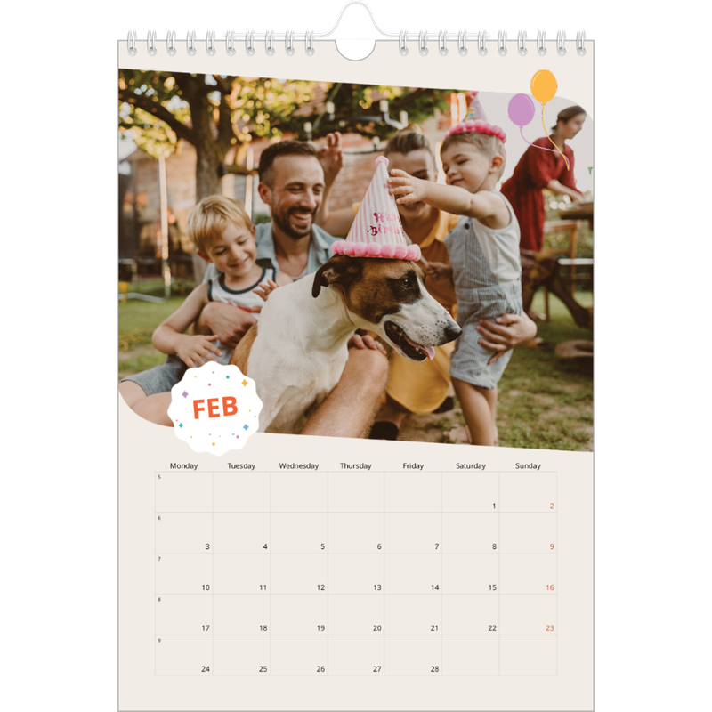 Iconic birthday | Calendar A4