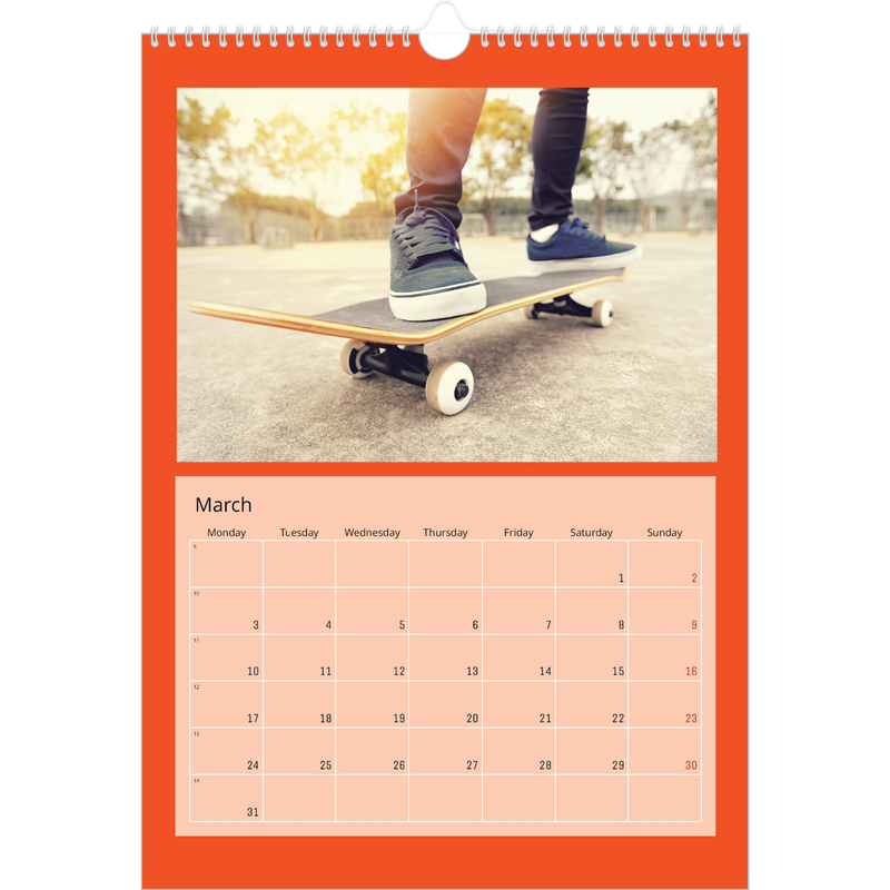 Bright and bold | Calendar A3
