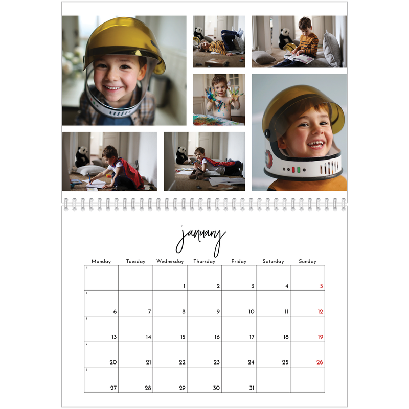 Photo arrangements | Calendar A4-double