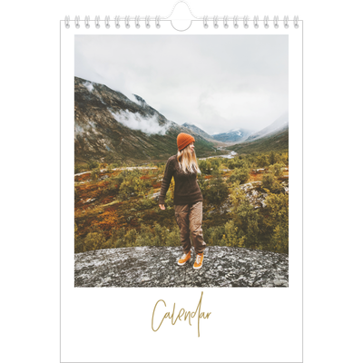 Scribble text | Calendar A4