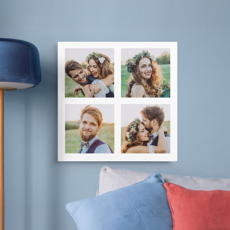 Framed Photo Collage for Wall | Print on Canvas or Poster