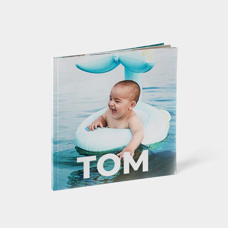 Large Square Softcover Photo Book | 21x21 cm Photo Album