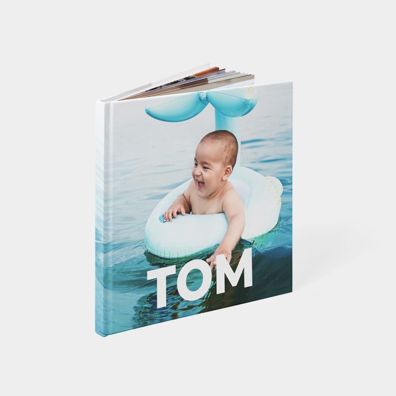 Large Square Layflat Hardcover Photo Book | 21x21 cm